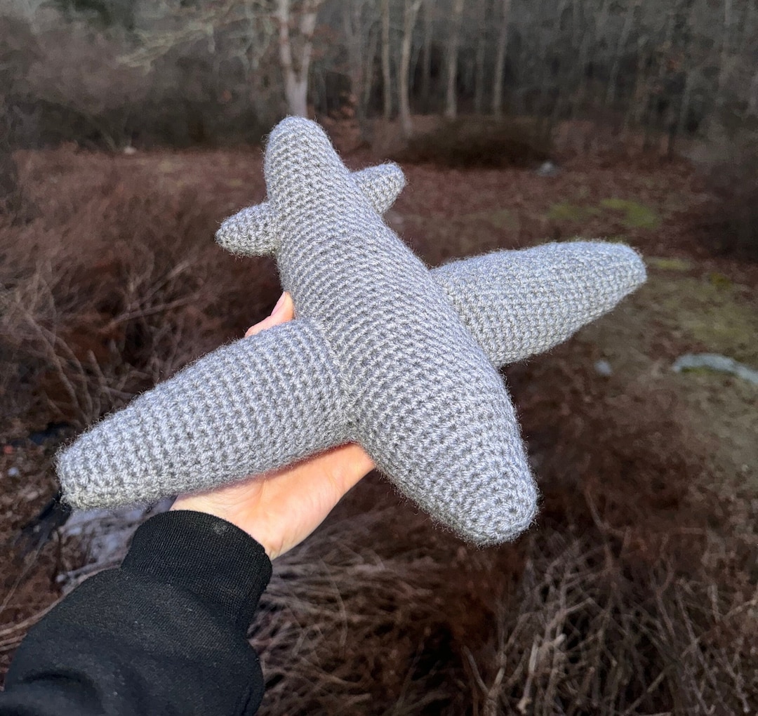 Crochet Airplane Plush - Etsy
