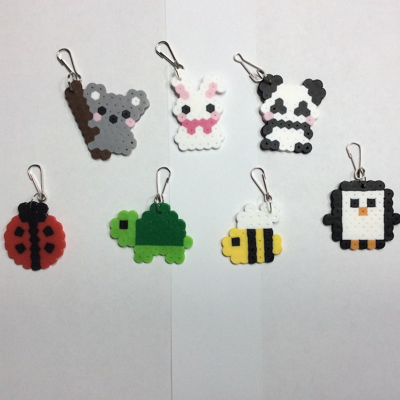 Perler Bead Keychain - Etsy