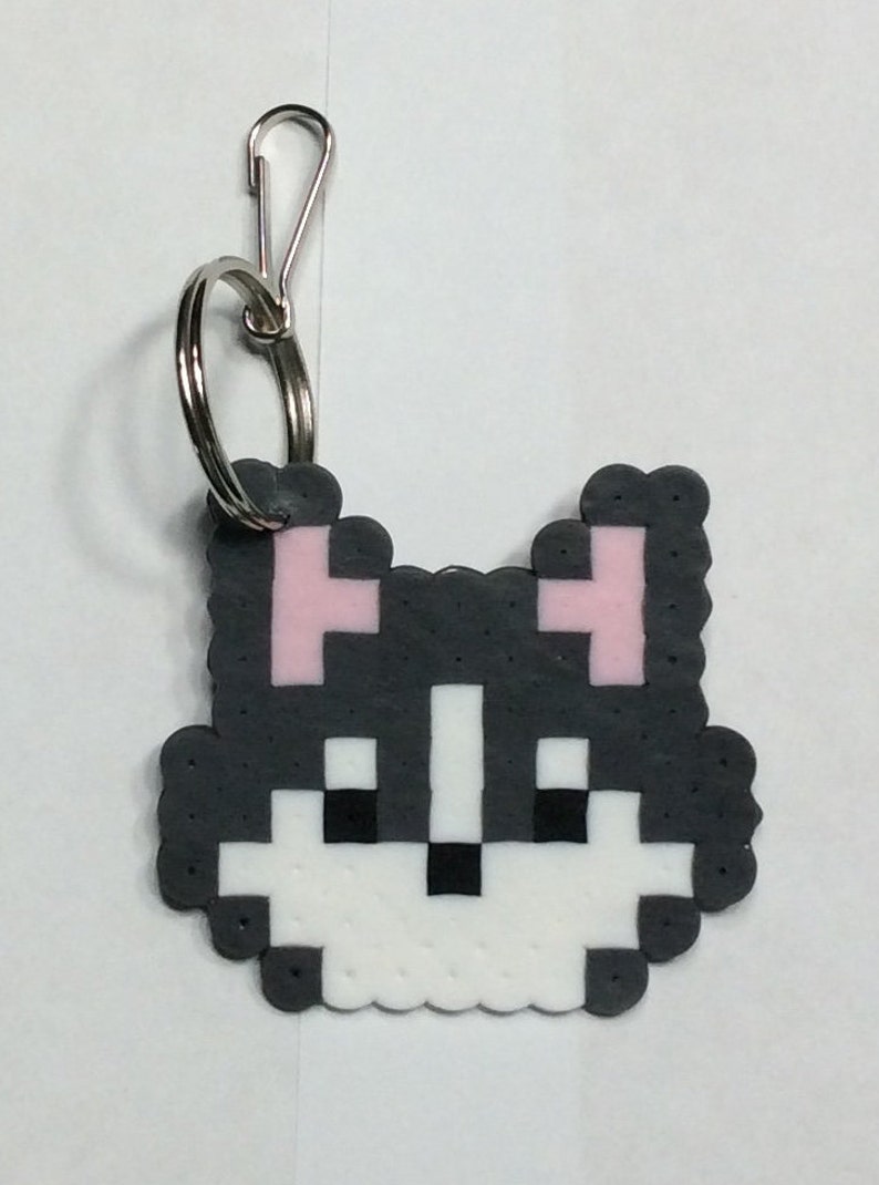 Dog Perler Bead Keychain - Etsy