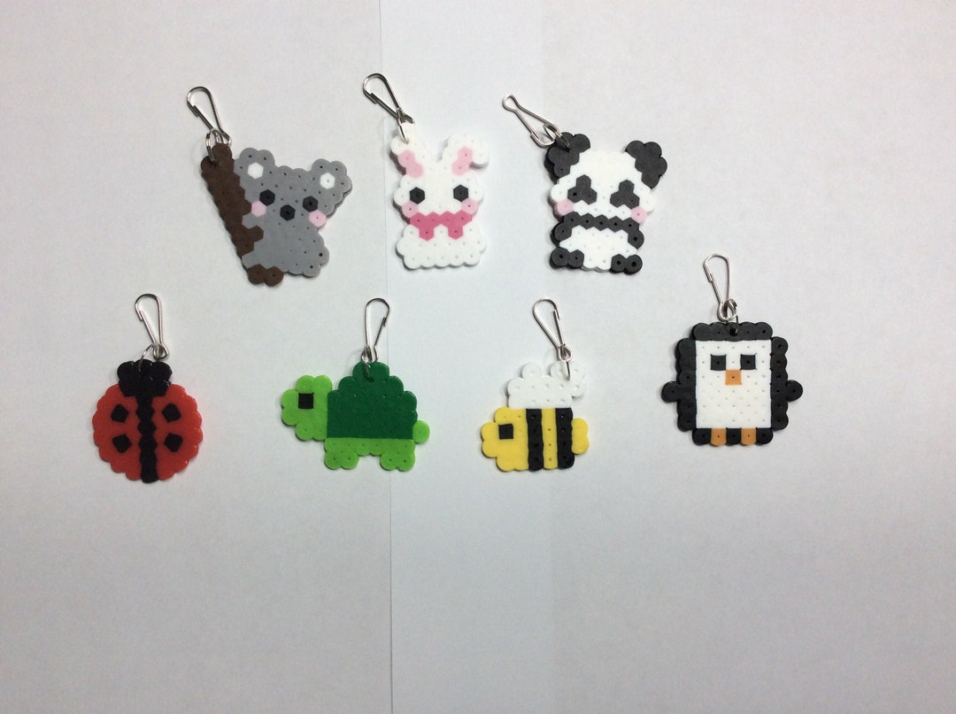 Animal Perler Bead Keychain - Etsy