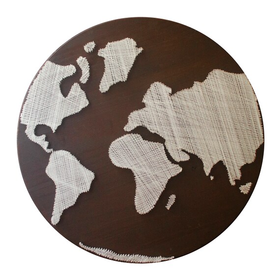 World Map String Art for Home and Office Decor. - Etsy Singapore