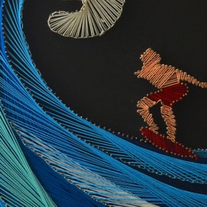 Surf - String Art for Home and Office Decor. - Etsy