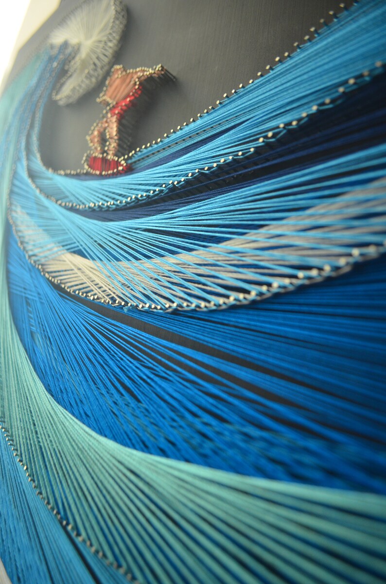 Surf - String Art for Home and Office Decor. - Etsy