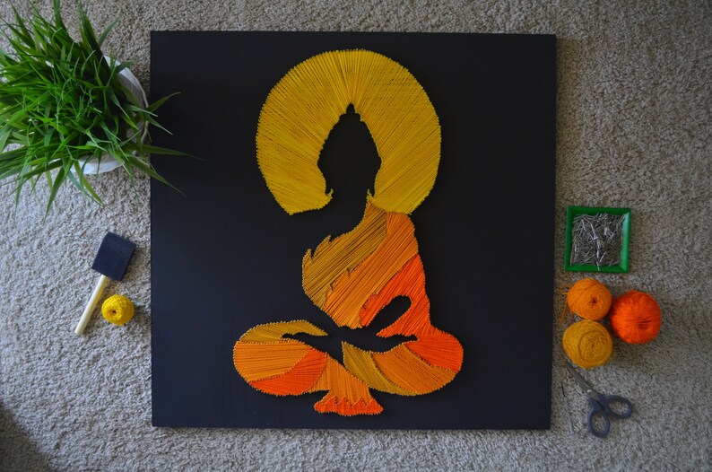 Buddha - String Art for Home and Office Decor. - Etsy