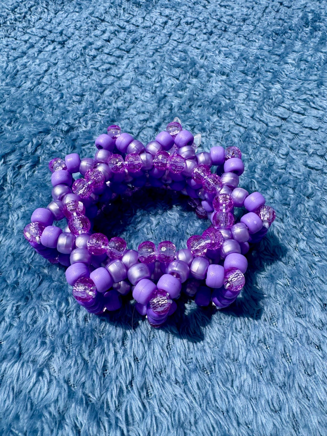 Purple Carousel Cuff With Bow - Etsy