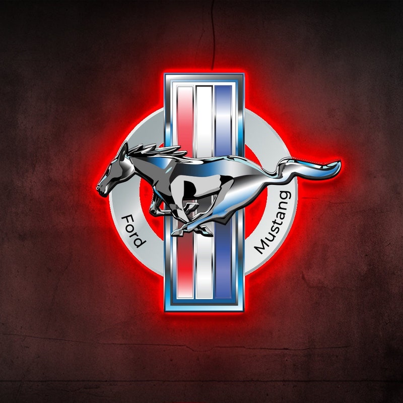 Mustang Garage Sign - Etsy