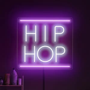 Hip Hop Neon Light, Hip Hop Light Sign, Rap Neon Sign, Music Neon Sign ...