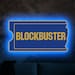 Blockbuster Neon Sign, Blockbuster Light Sign, Blockbuster Led Sign ...