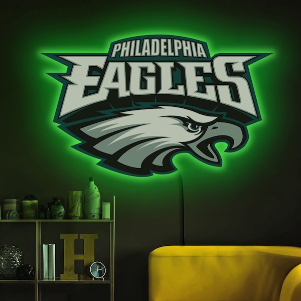 Philadelphia Eagles Neon Sign - Etsy