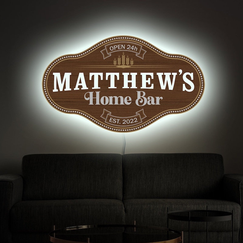 Custom Home Bar - Etsy