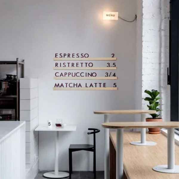 Menu Board Coffee Shop - Etsy