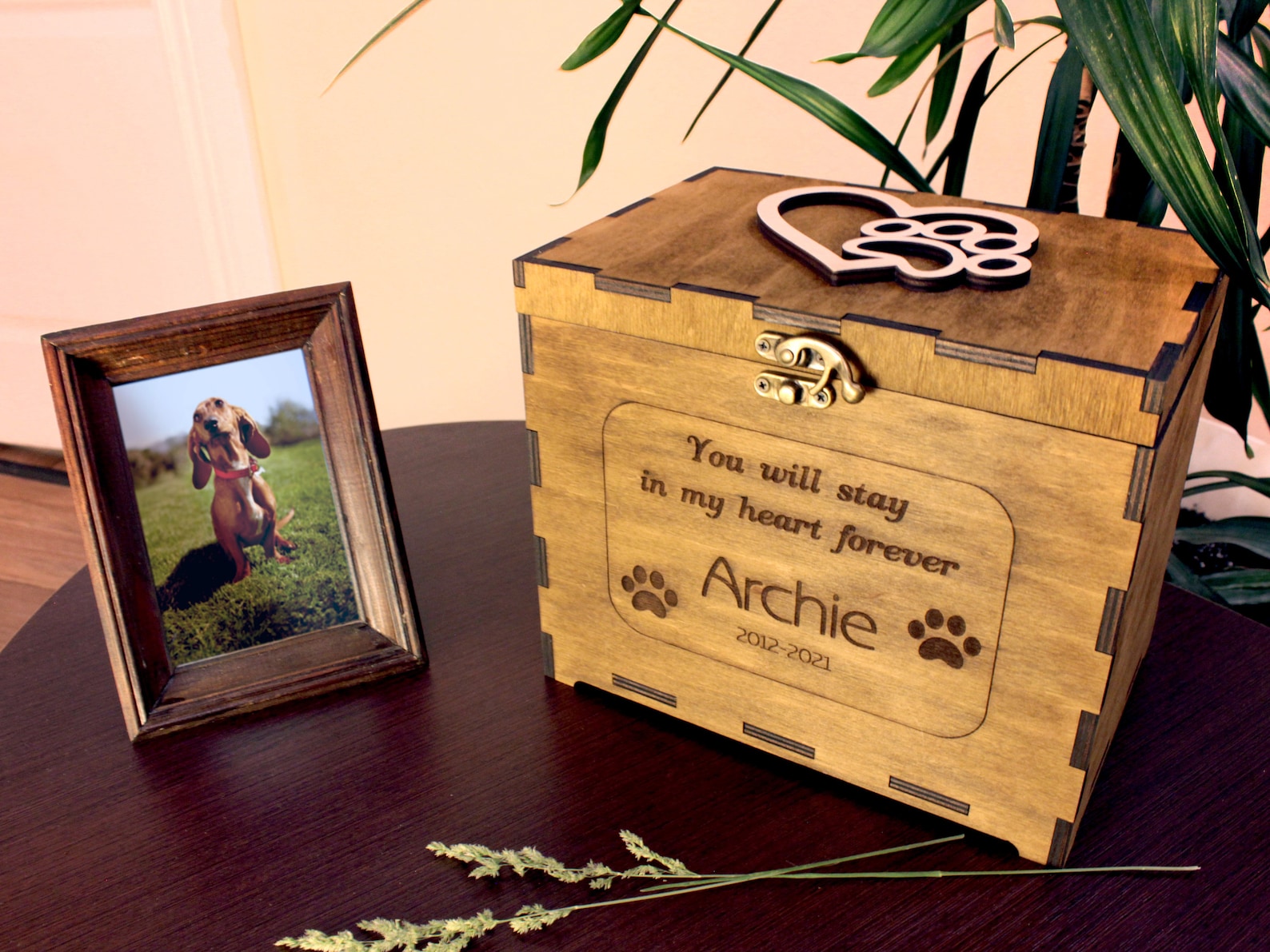 Custom Pet Memory Box Personalized Pet Memorial Box - Etsy