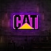 Caterpillar Neon Sign, Caterpillar Logo Sign, Caterpillar Led Sign ...