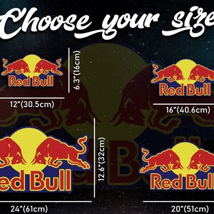 Red Bull Neon Sign, Red Bull Logo, Red Bull Racing Sign, Red Bull Sign ...