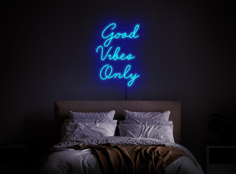 Good Vibes Only Neon Sign, Good Vibes Only Led Sign, Good Vibes Only ...