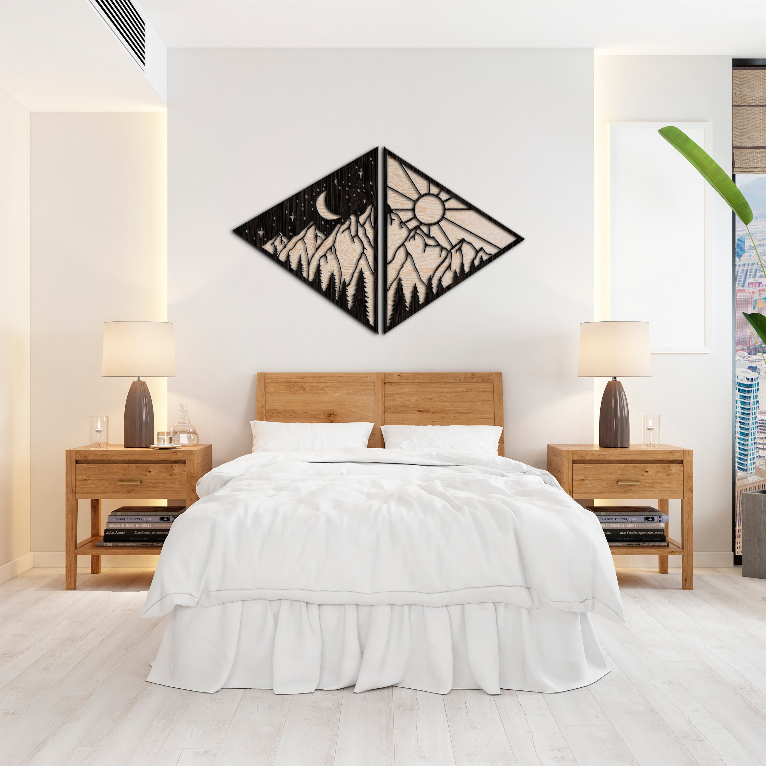 Sun and Moon Wall Art Sun and Moon Wall Decor Sun and Moon - Etsy