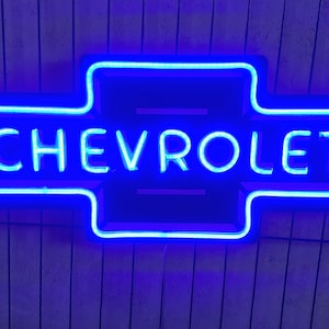 Chevrolet Neon Sign, Chevrolet Led Sign, Chevrolet Gift, Chevrolet ...