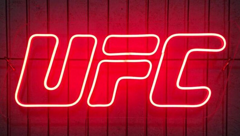 UFC Neon Light, UFC Led Sign, Ufc Logo, Fighting Neon Sign, GYM Neon ...