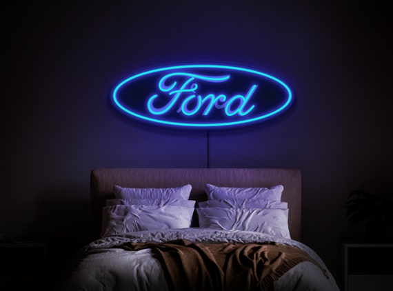 Logotipo Luminoso De Ford Lighting Trendz: FORD MUSTANG ILLUMINATED
