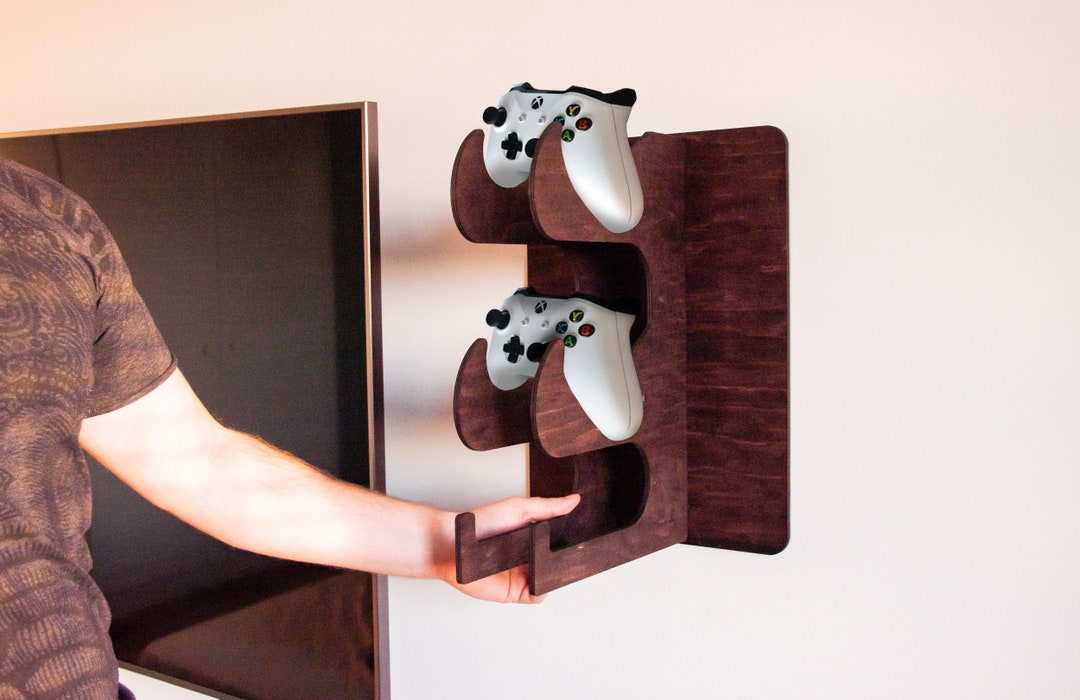 Controller Wall Mount,gaming Stand Wood,wall Gaming Stand,headset Wall ...