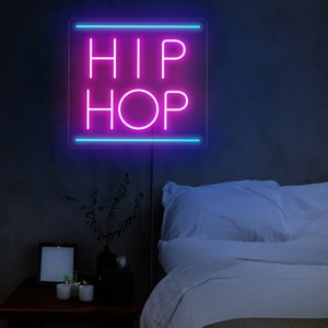 Hip Hop Neon Sign, Hip Hop Led Sign, Rap Neon Sign, Hip Hop Light Sign ...