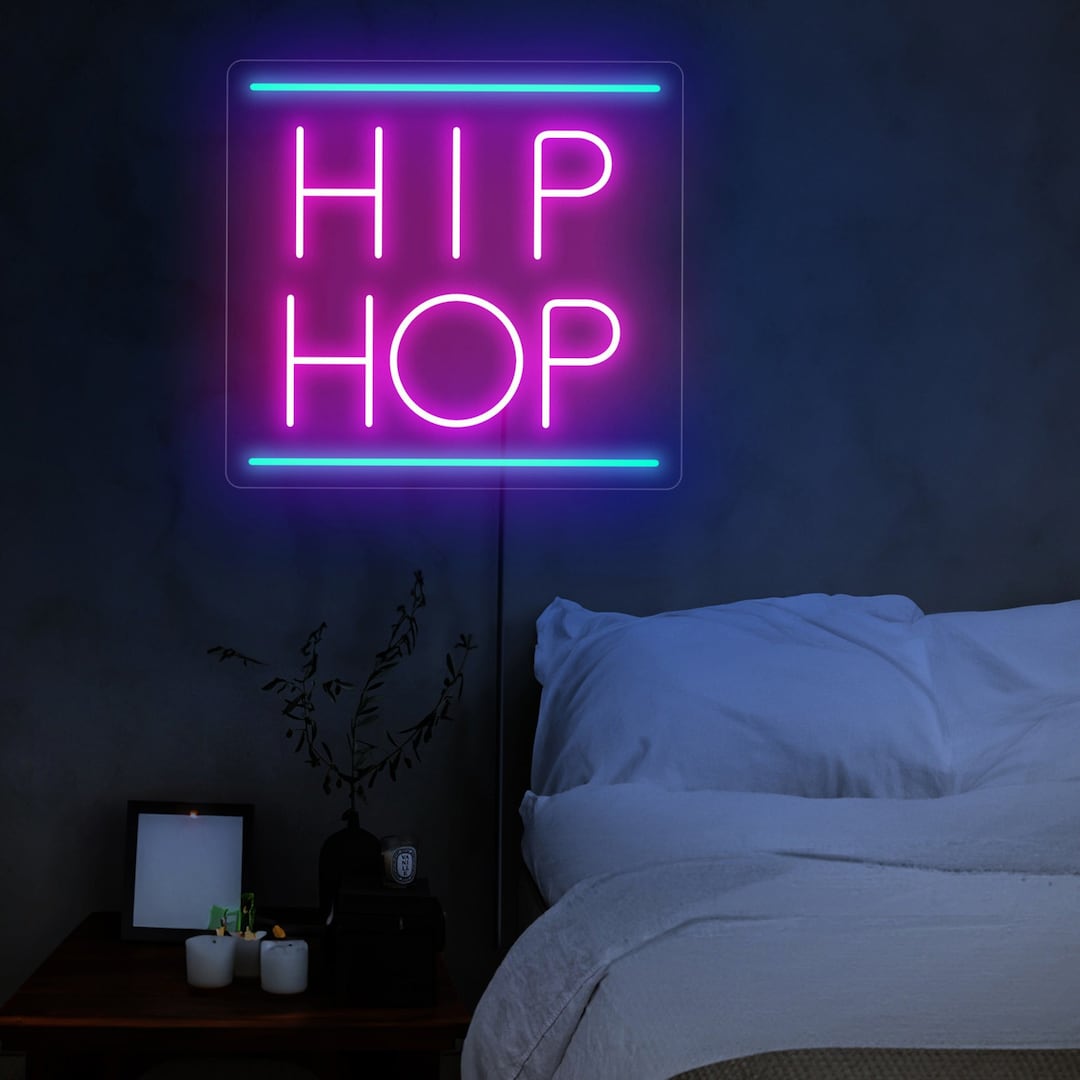 Hip Hop Led Sign, Hip Hop Neon Sign, Rap Neon Sign, Hip Hop Sign, Music ...
