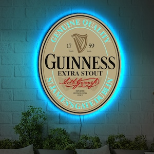 Guinness Neon Sign, Guinness Led Sign, Guinness Light, Guinness Beer ...