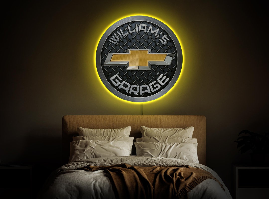 Custom Car Logo Neon Sign, Personalized Car Logo Sign, Car Logo Name ...