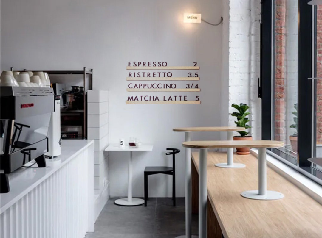 Menu Board Coffee Shop,wood Menu Board,coffee Shop Menu Board,letter ...