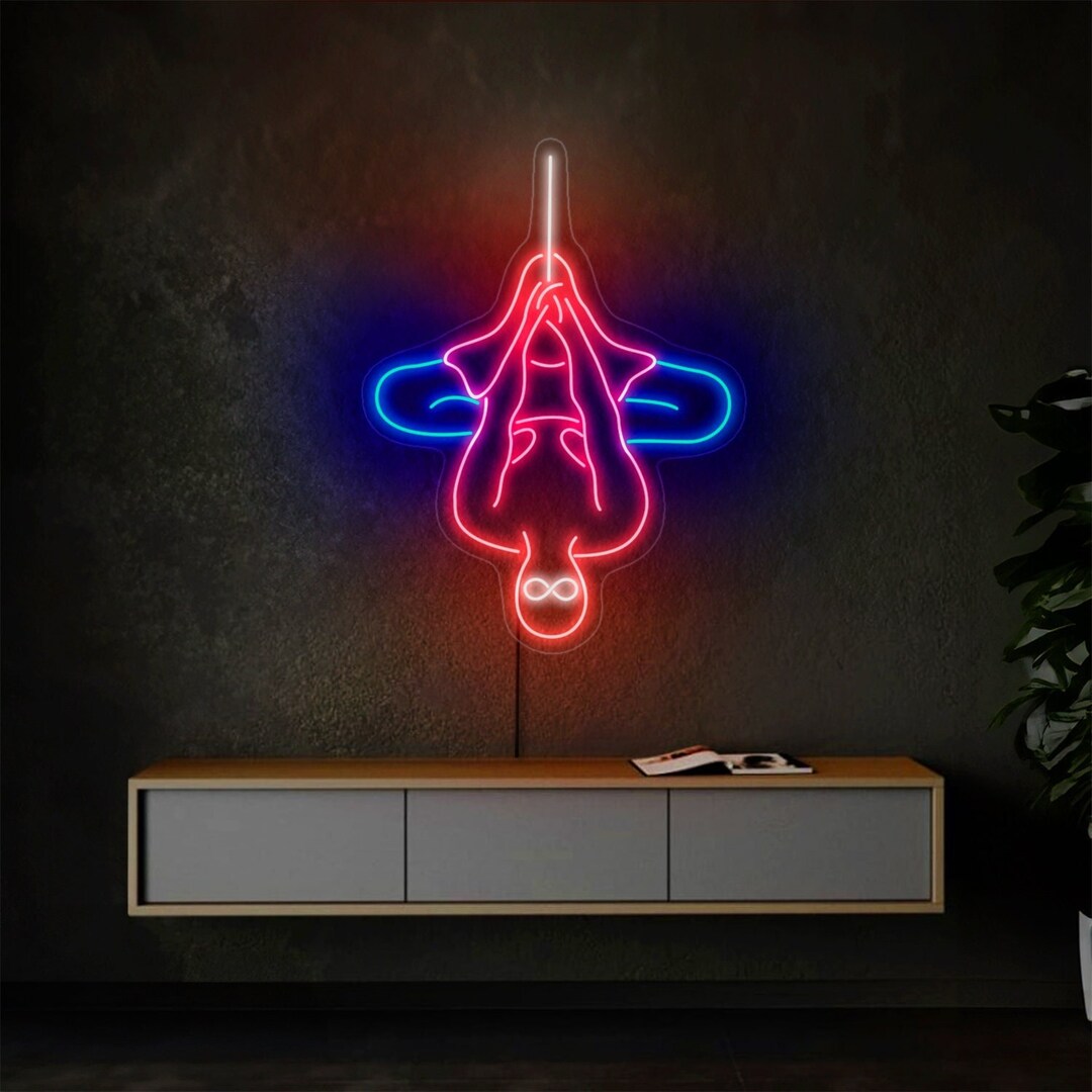 Superhero Neon Sign, Comics Neon Sign, Comics Lover Gift, Superhero ...