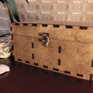 Trading Card Box Wooden Trading Card Storage Playing Cards - Etsy