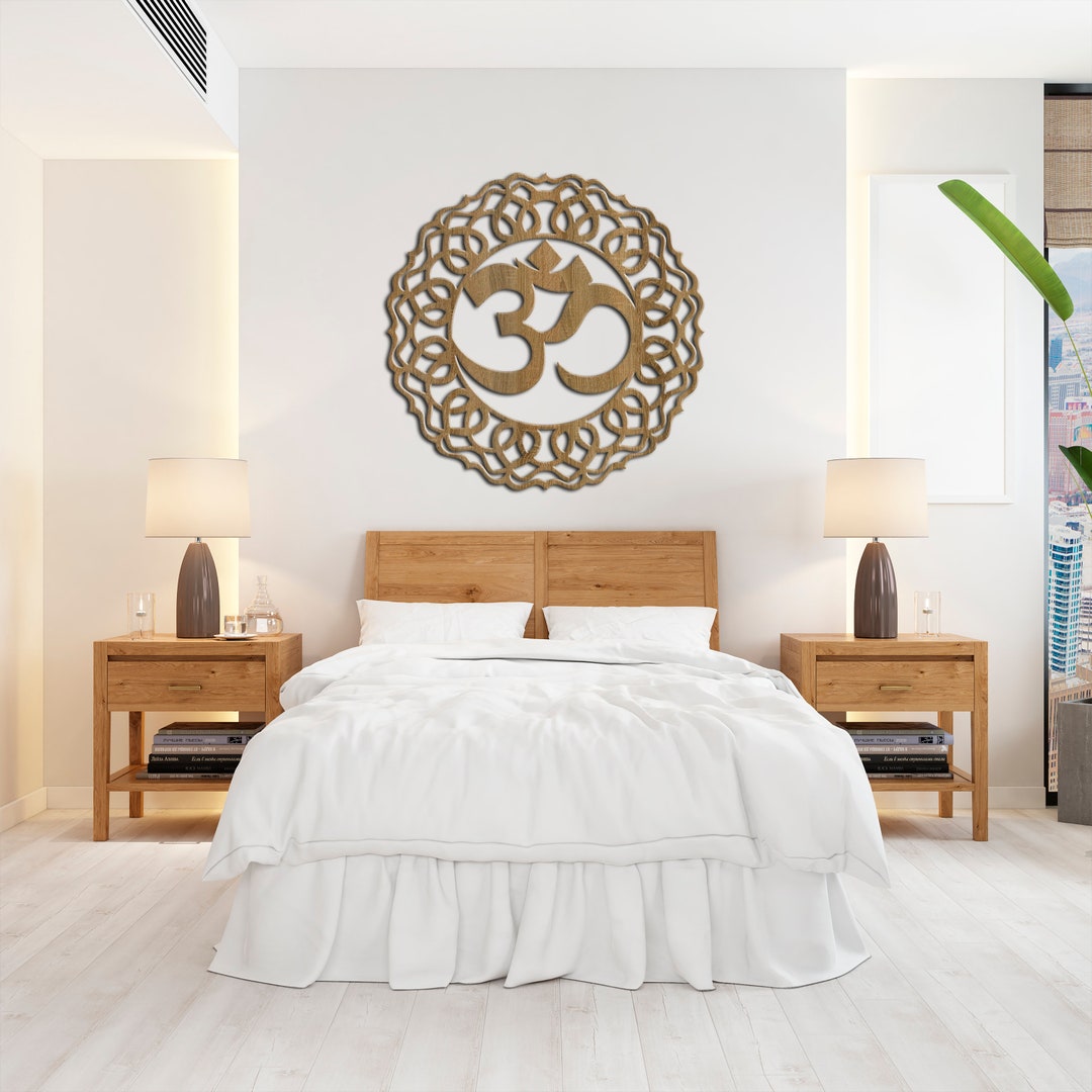 Om Wall Decor, Om Wall Art, Om Wood Cutout, Ohm Symbol, Ohm Wall Decor ...