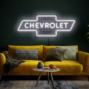 Chevrolet Neon Sign, Chevrolet Led Sign, Chevrolet Gift, Chevrolet ...