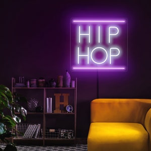 Hip Hop Neon Sign, Hip Hop Led Sign, Rap Neon Sign, Hip Hop Light Sign ...