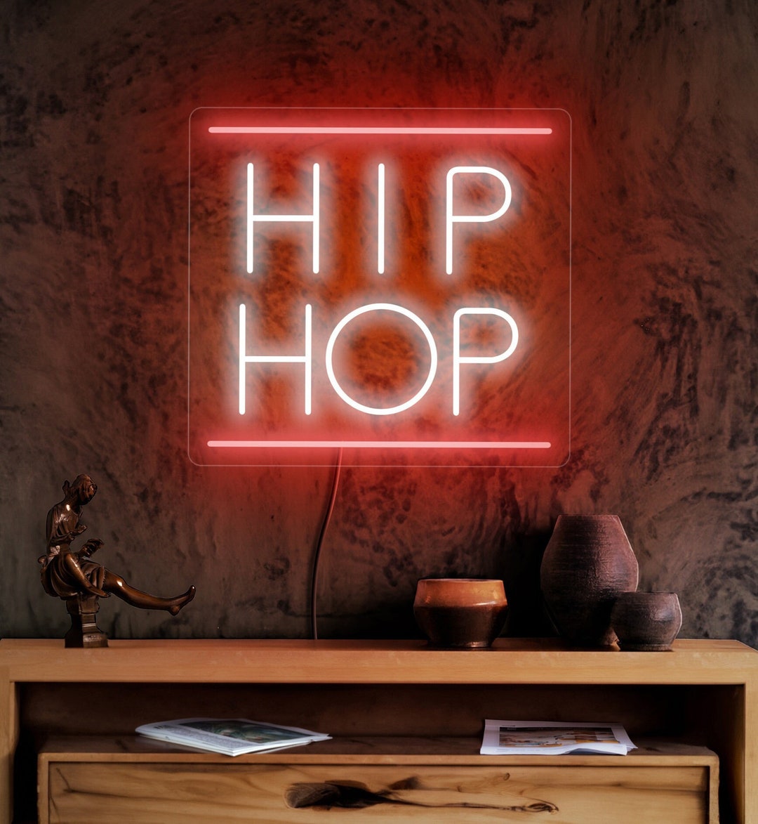 Hip Hop Neon Sign, Hip Hop Led Sign, Rap Neon Sign, Hip Hop Light Sign ...