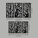 3 Panel Wood Wall Art, 3 Panel Wall Art Trees, Three Panel Art Bedroom ...