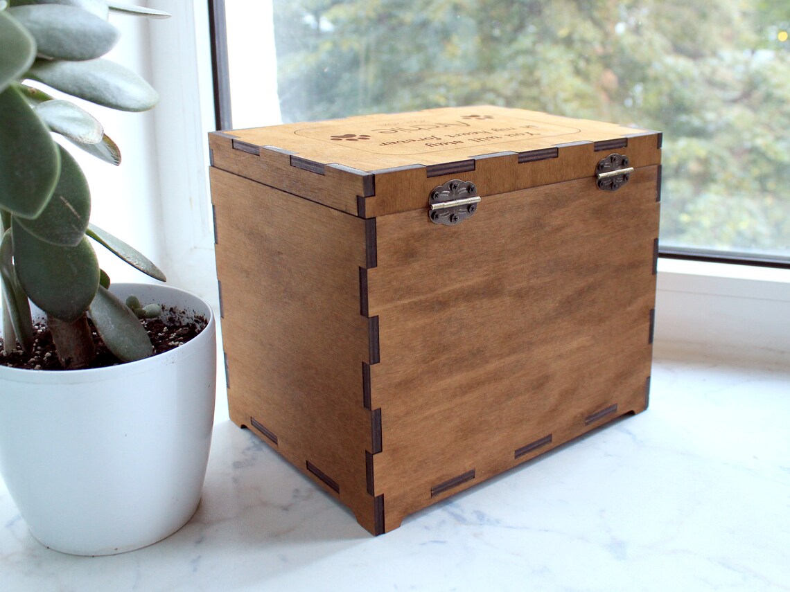 Custom Pet Memory Box Personalized Pet Memorial Box - Etsy