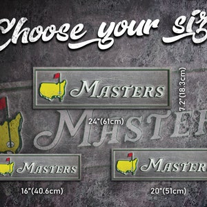 Masters Neon Light, Golf Led Sign, Masters Tournament Light Sign, Golf ...