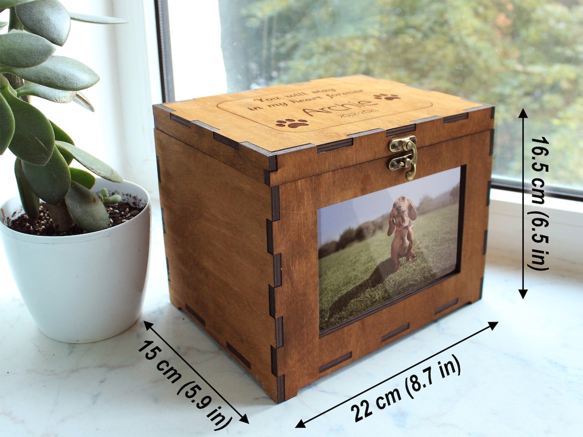 Custom Pet Memory Box Personalized Pet Memorial Box - Etsy