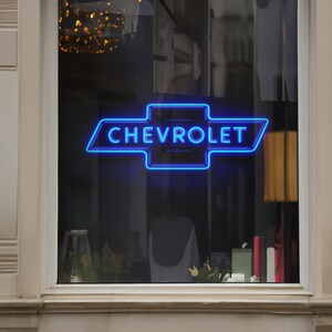 Chevrolet Neon Sign, Chevrolet Led Sign, Chevrolet Gift, Chevrolet ...