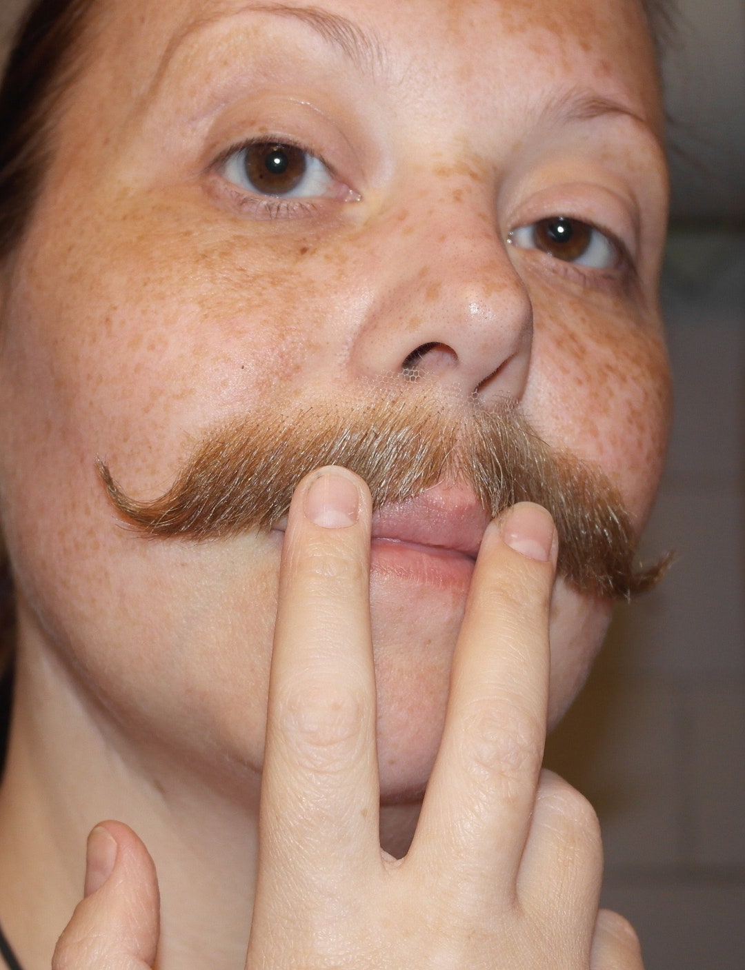 Realistic Fake Steampunk Moustaches. Hair and Yak Hair, Full Hand Made ...