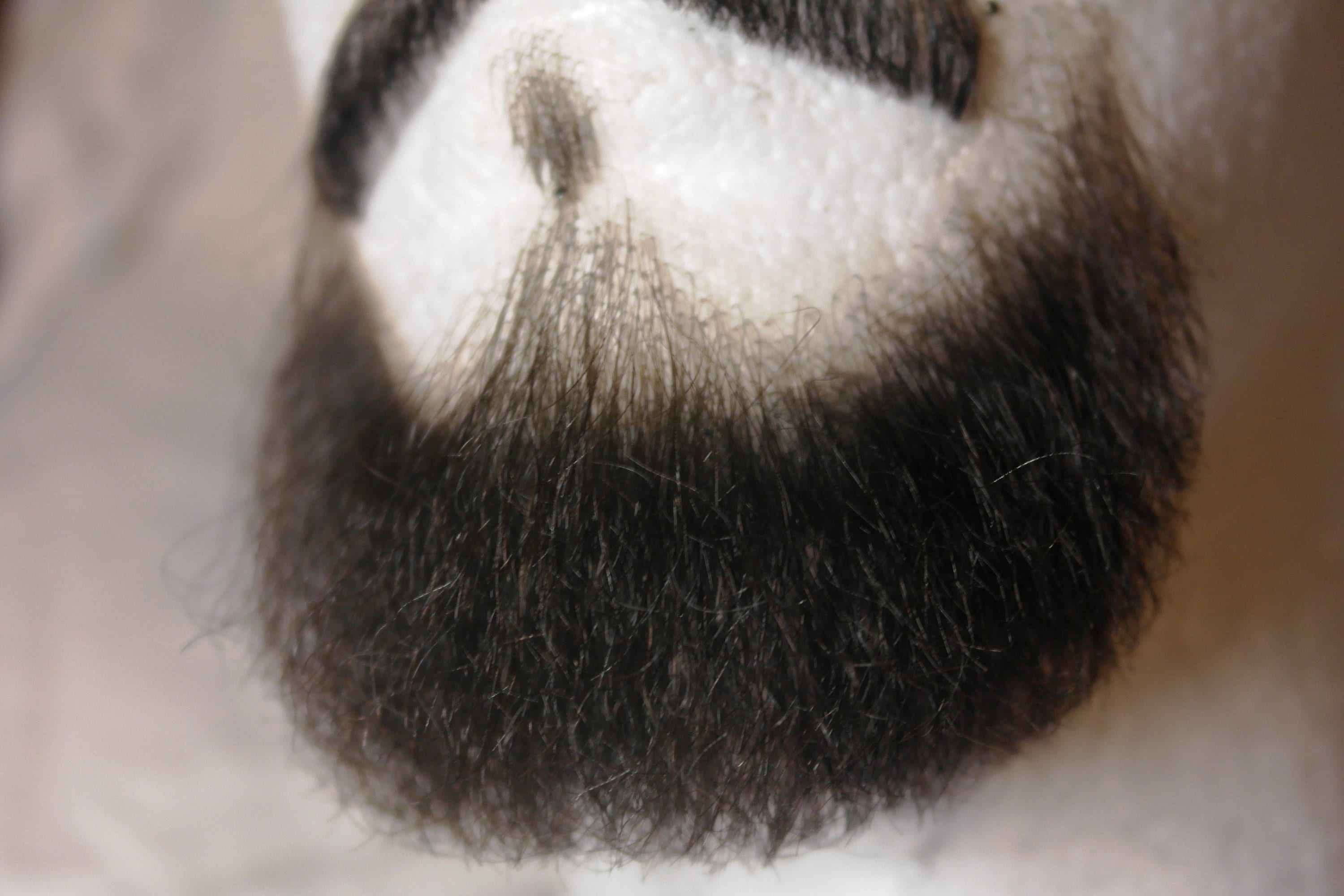 Realistic Fake Moustache and Beard Set. Human Hair Full Hand - Etsy