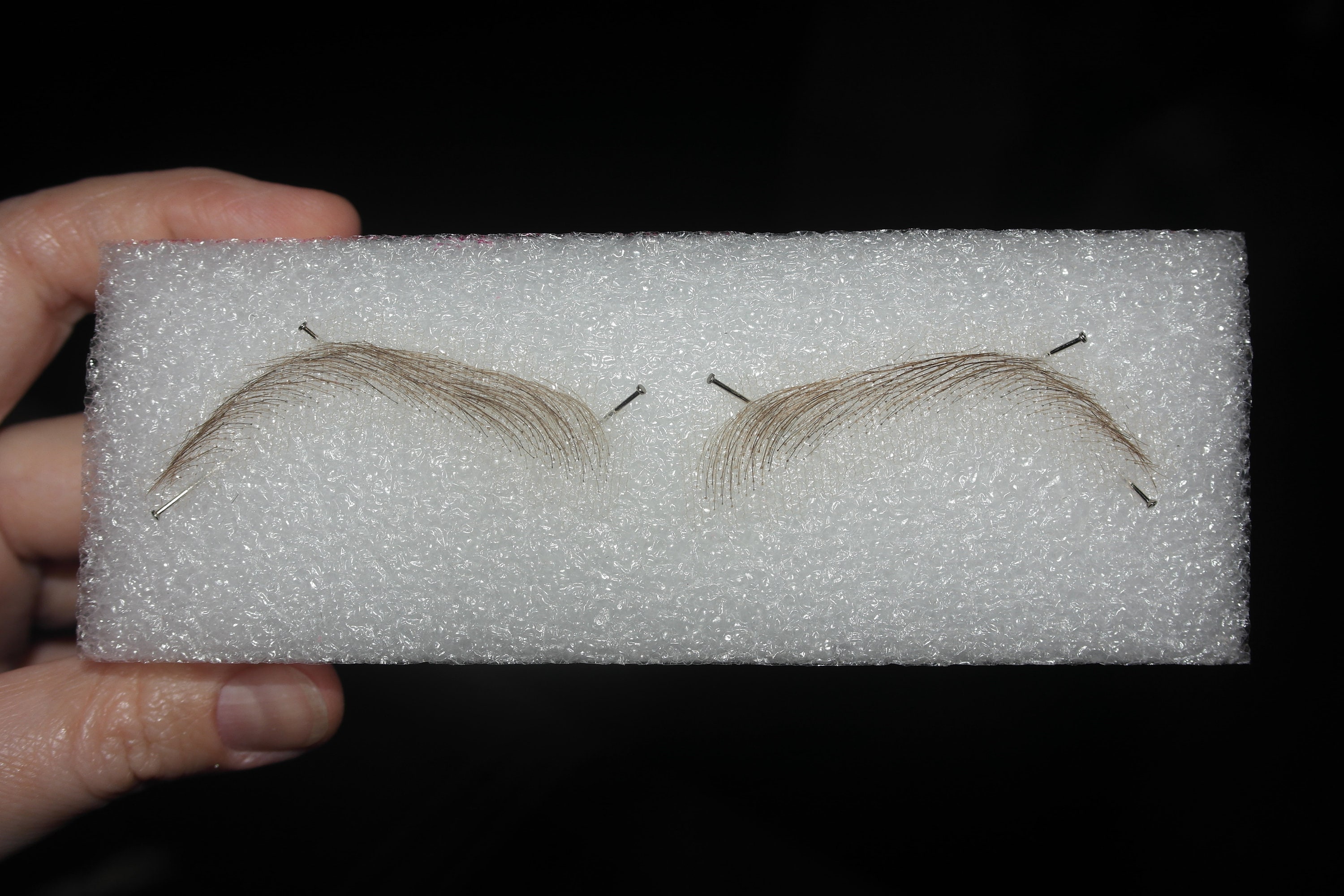 Realistic Fake Female Eyebrows! Full Handmade for TV and Real Life - Etsy