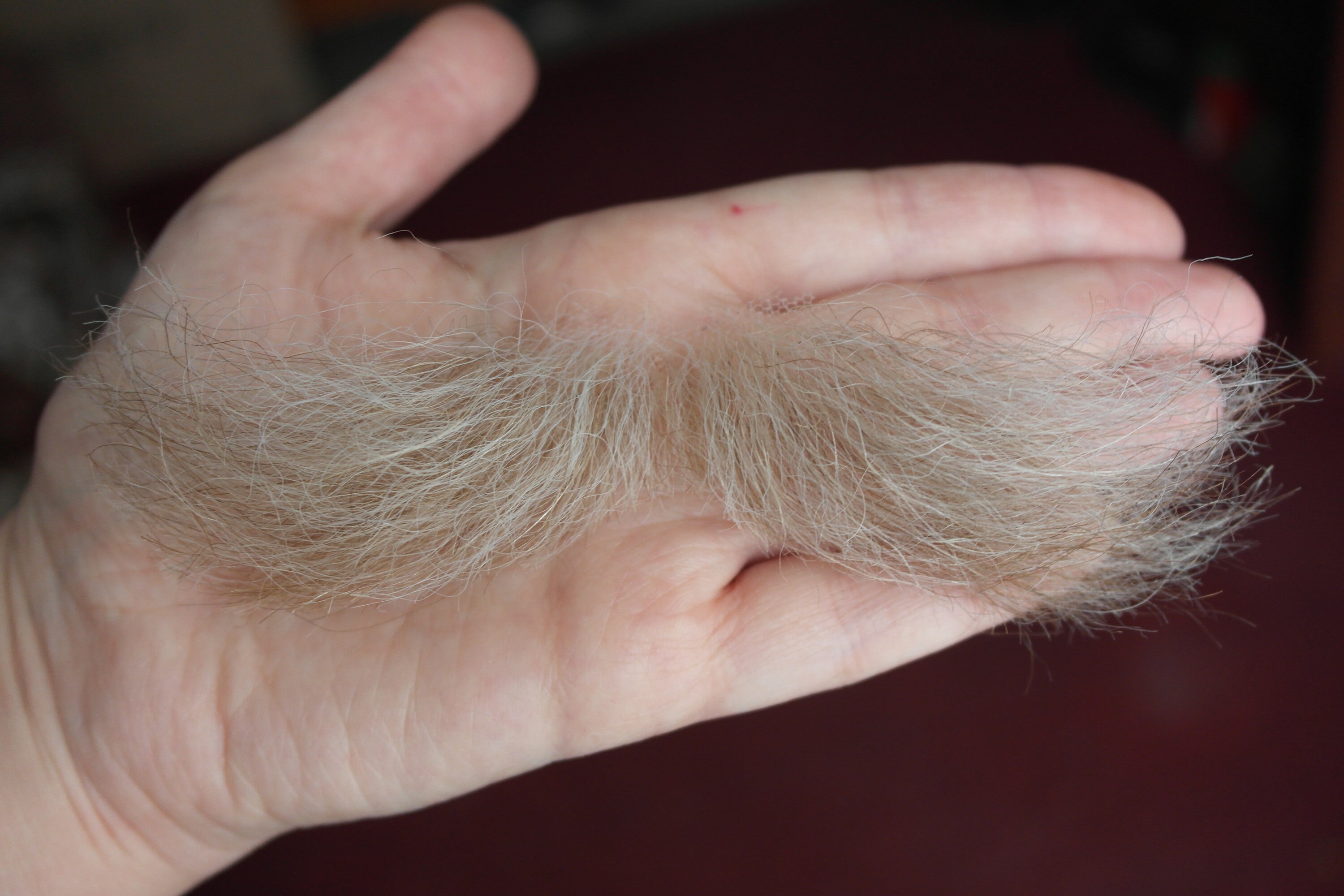 Realistic Fake Gray Mustache for Gentleman. Handcrafted From - Etsy UK