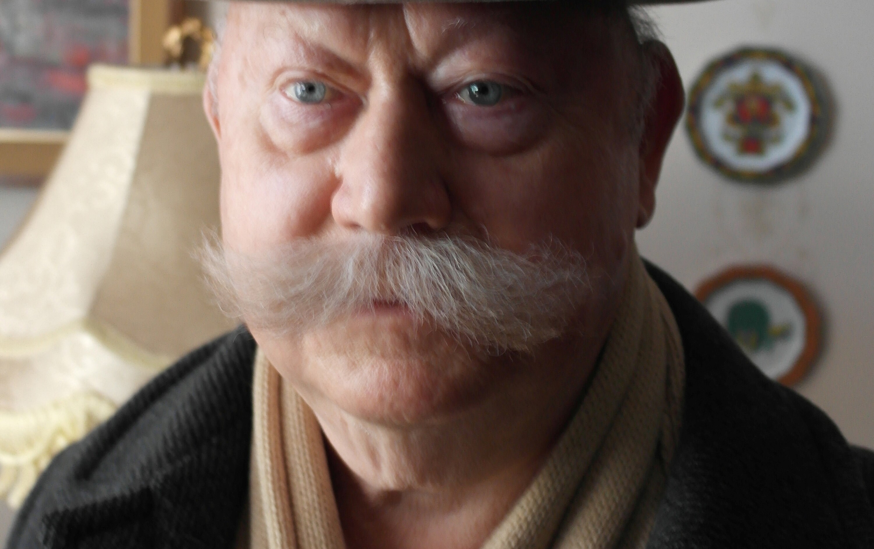 Realistic Fake Gray Mustache for Gentleman. Handcrafted From - Etsy