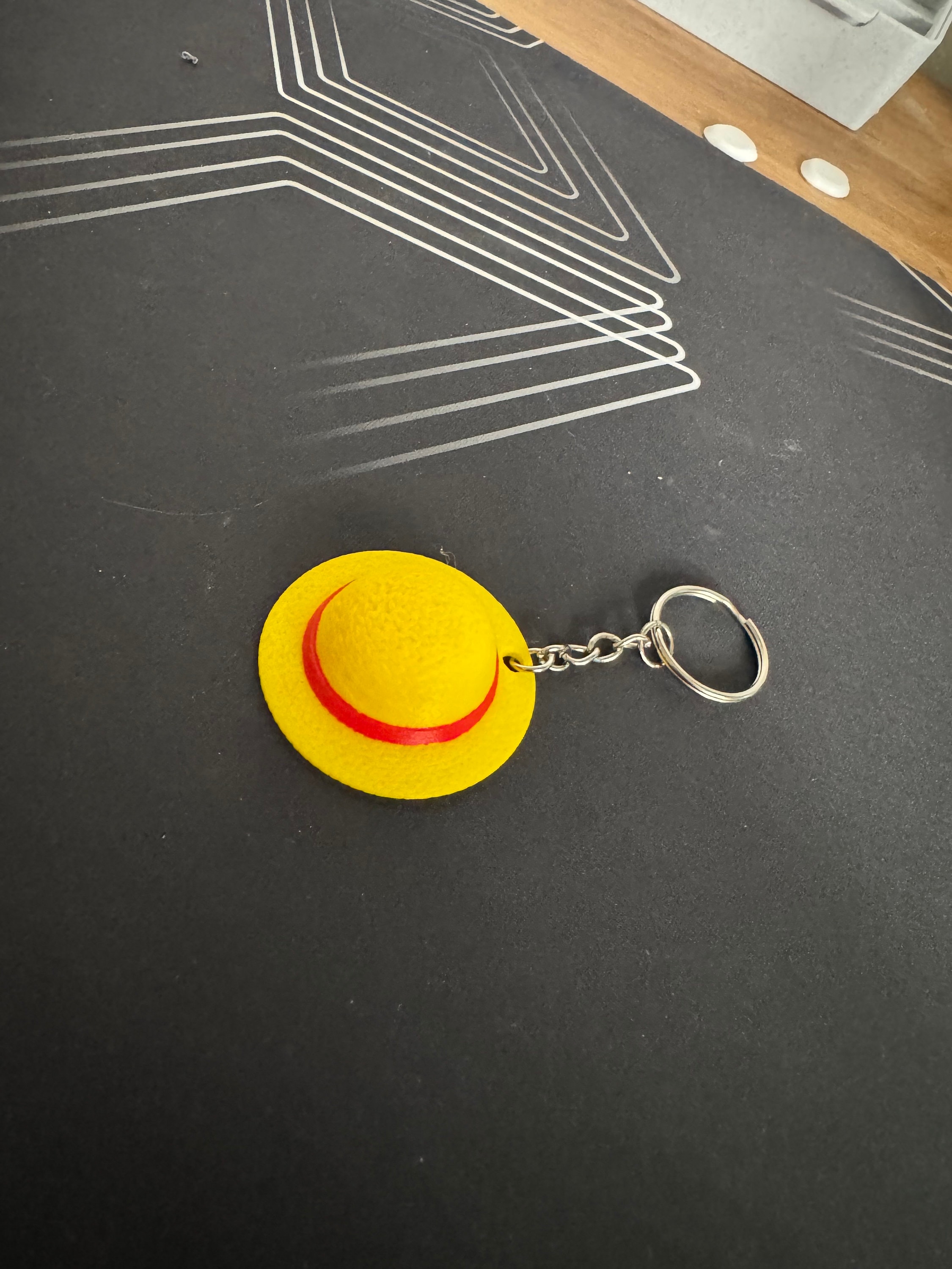 Straw Hat Keychain - Etsy