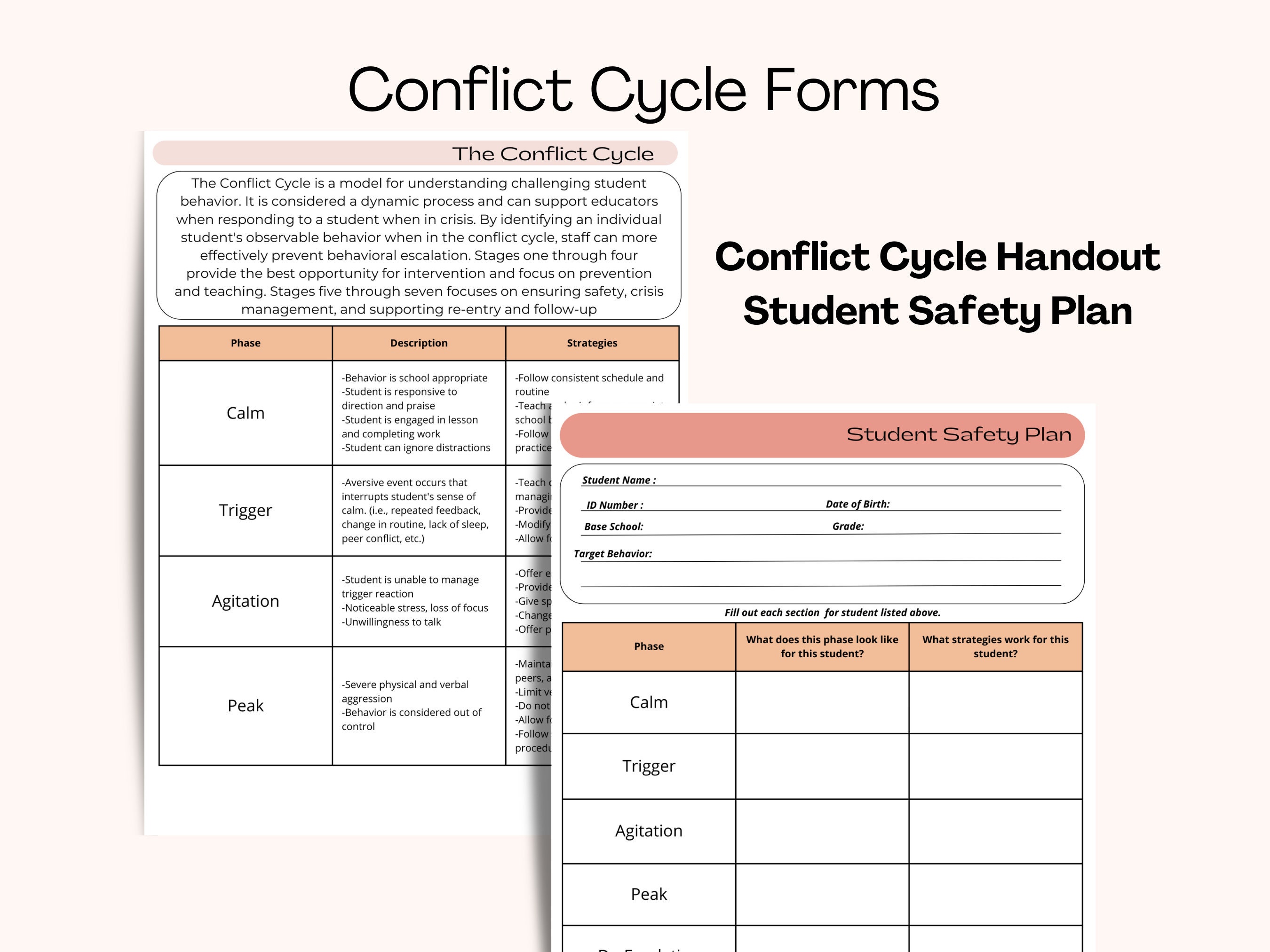 Functional Behavior Assessment Bundle FBA/BIP Special - Etsy