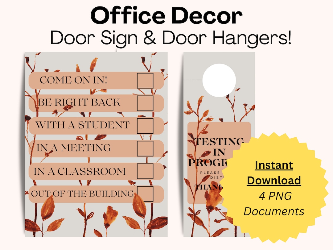 School Psychology Office Decor, Office Door Sign, Where is the School ...