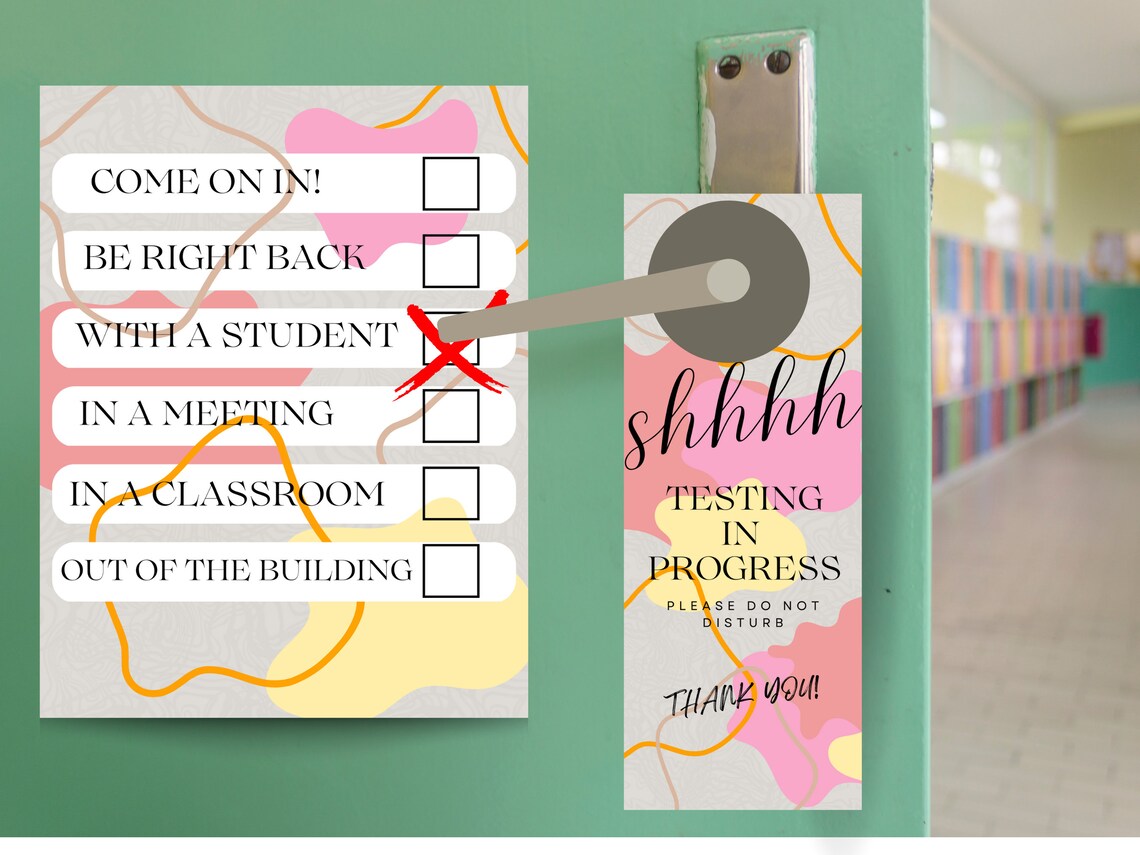 School Psychology Office Decor, Office Door Sign, Where is the School ...