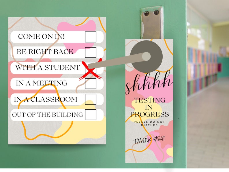 School Psychology Office Decor, Office Door Sign, Where is the School ...